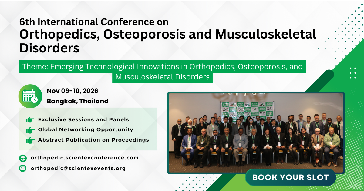 Orthopedic Conference | Orthopedic Summit | 2026 | Europe